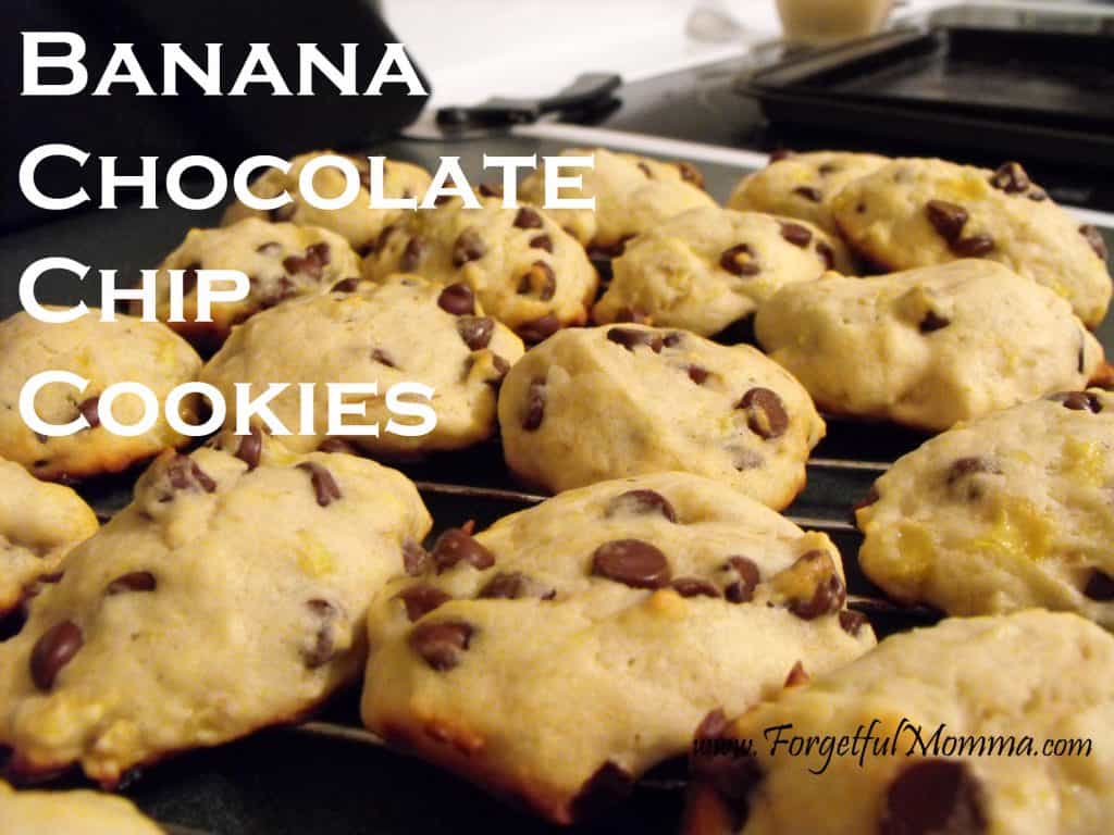 Easy and Healthy Banana Chocolate Chip Cookies Recipe