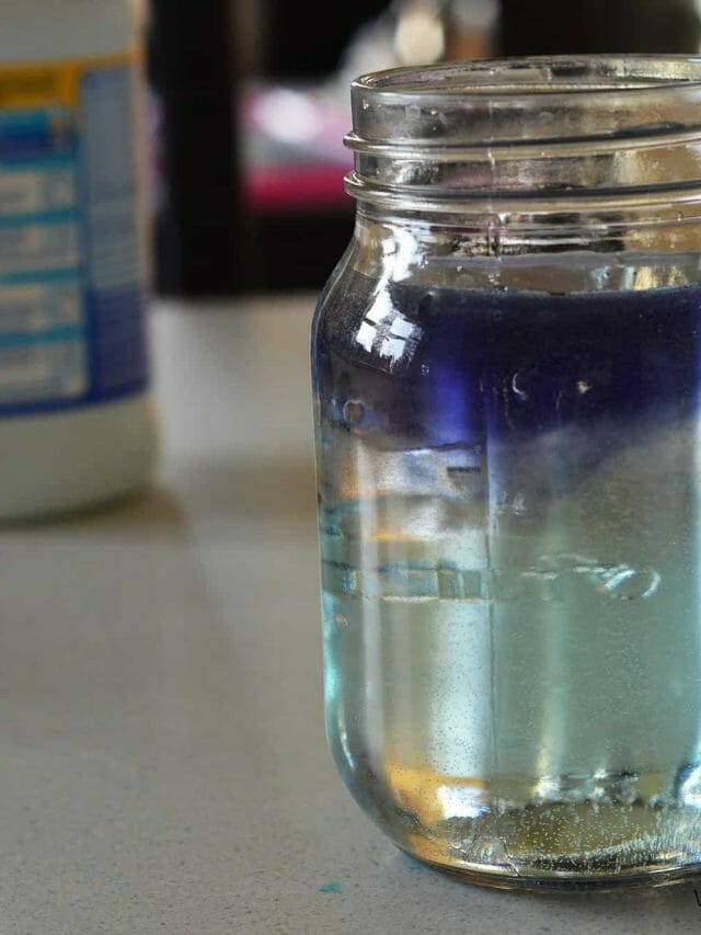 Disappearing Color Science Experiment - Forgetful Momma