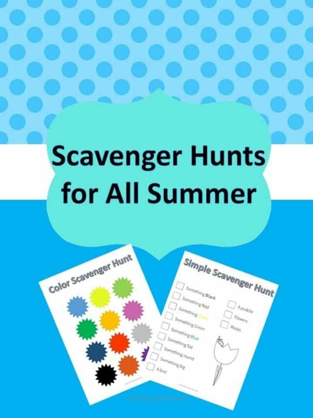 Scavenger Hunts for Summer Adventures with Kids