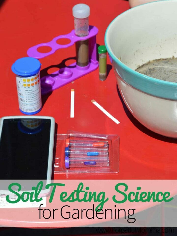 DIY Soil Testing Garden Science Experiment with Kids