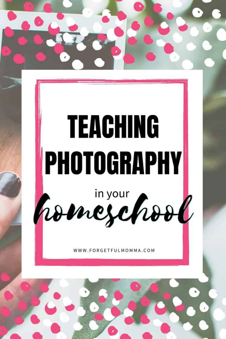 Teaching Photography in Your Homeschool: A Guide