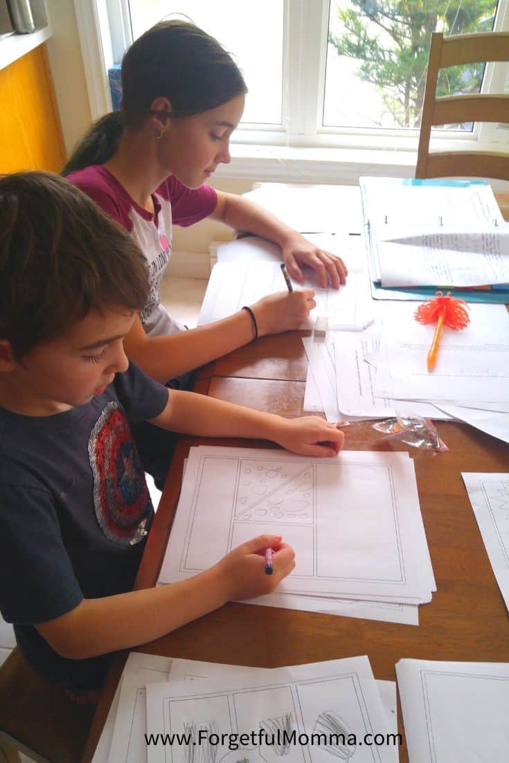 Comic Book Sheets for Homeschooling Creativity