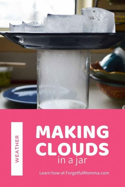 Cloud in A Jar - Science Experiment - Forgetful Momma