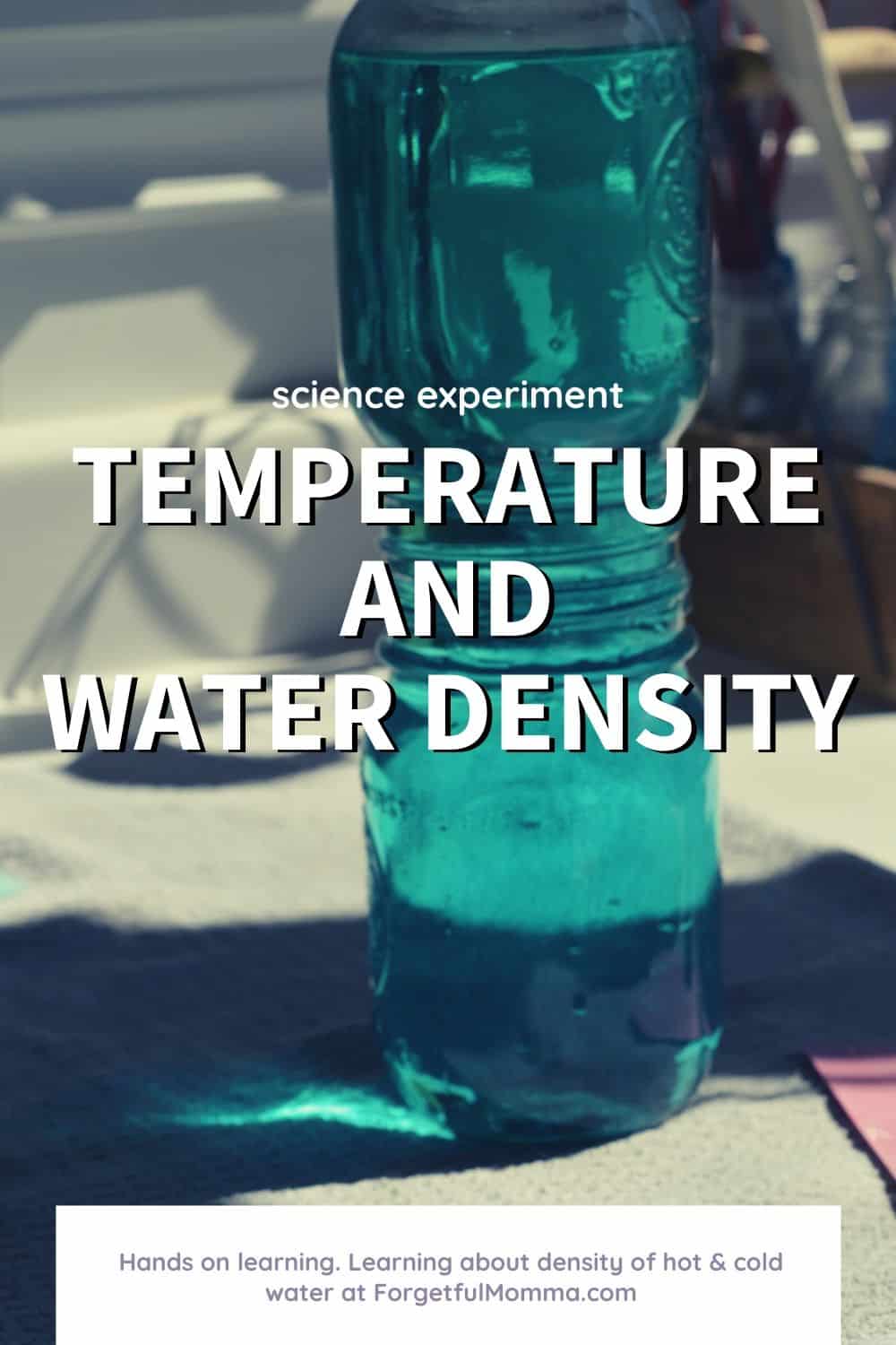Temperature and Water Density Homeschool Science Experiment