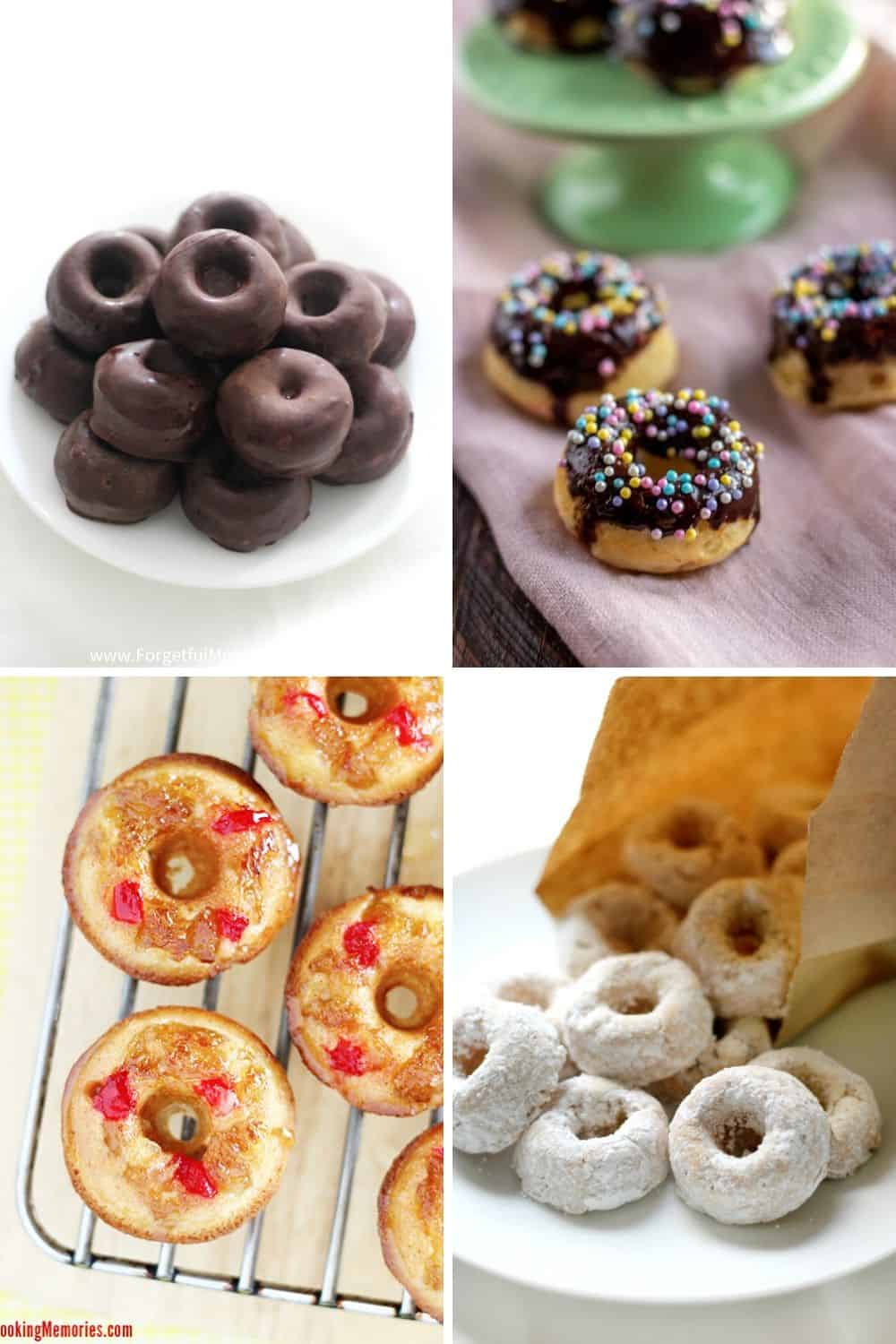 14 Easy to Make Mini Donut Recipes - Forgetful Momma