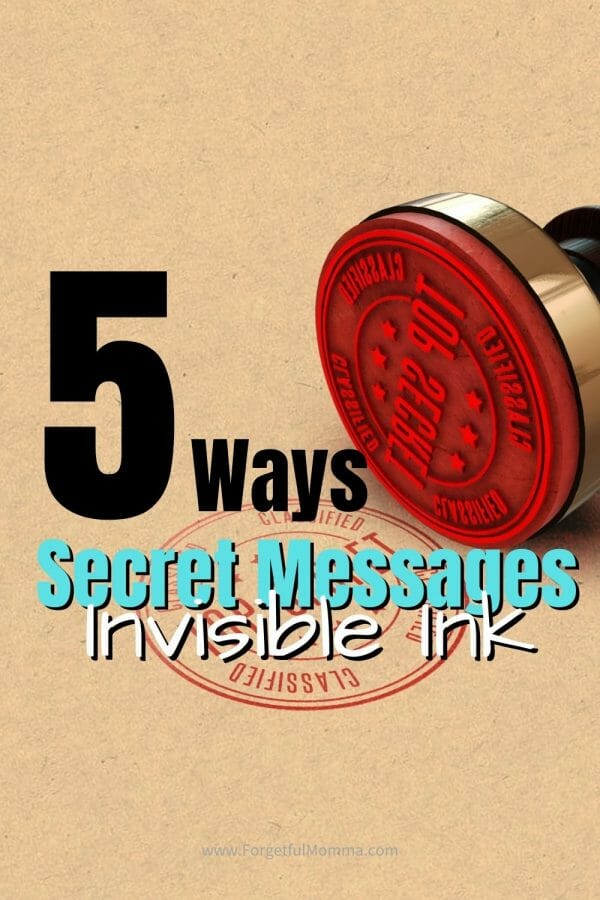 Invisible Ink Secret Messages: Fun Activities for Kids