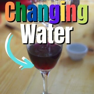 Color Changing Water Science Experiment