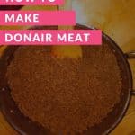 Homemade Donair Meat Recipe