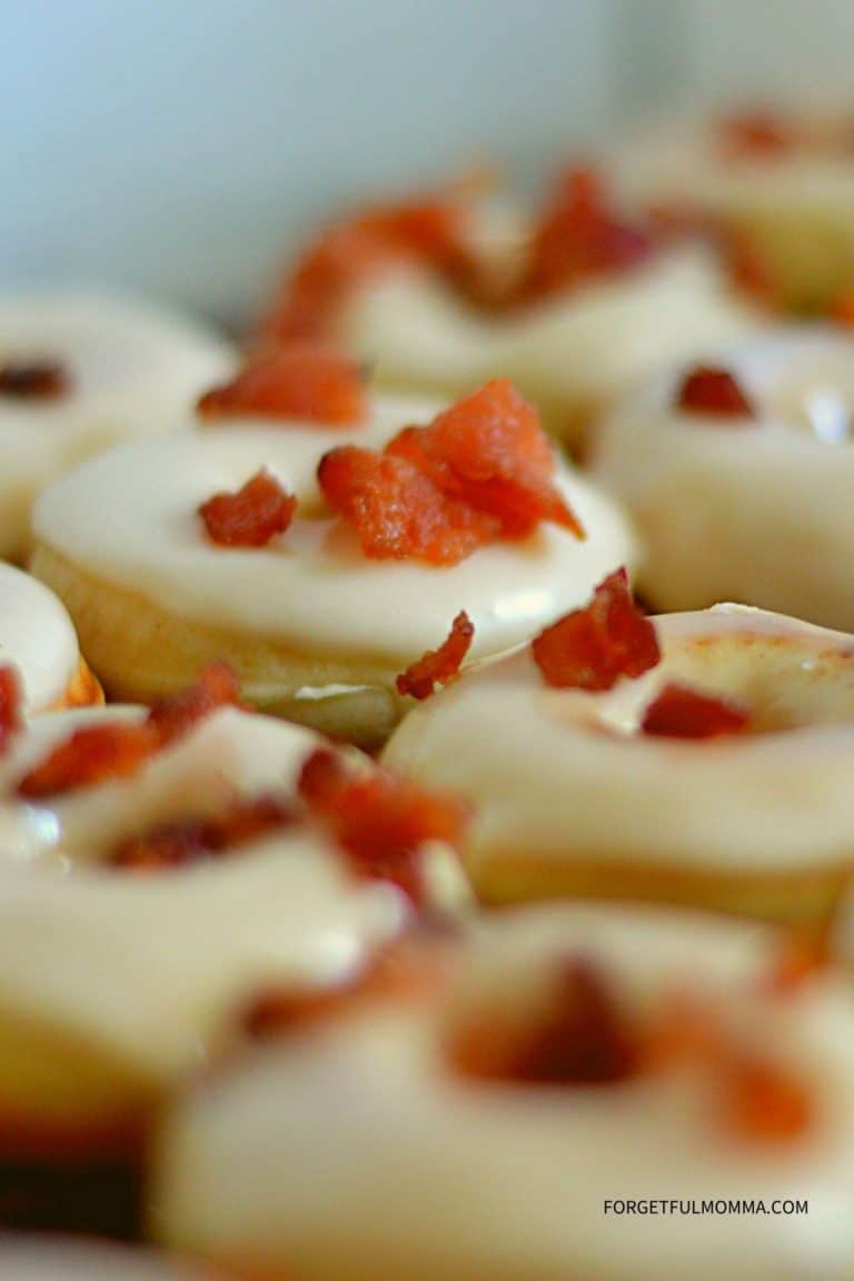 Maple Bacon Donuts - Mini Donut Recipe
