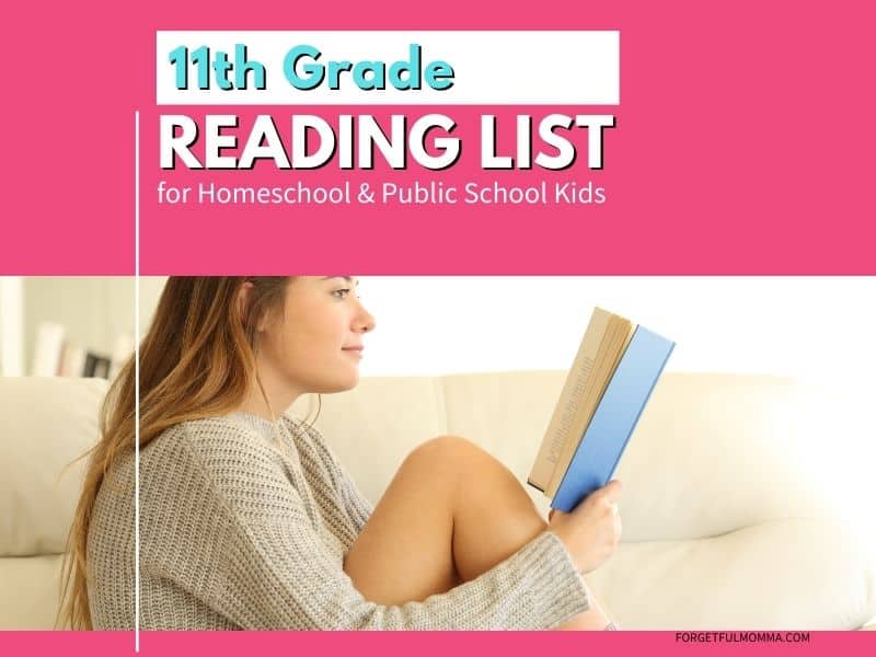 11th Grade Reading List For Homeschool Forgetful Momma 11th Grade Reading List For Homeschool Forgetful Momma
