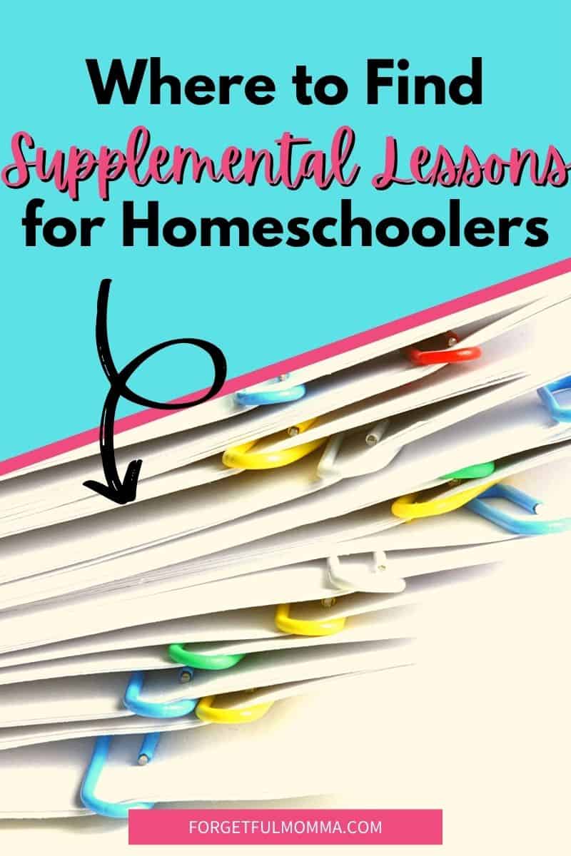 Where to Find Supplemental Lessons - Forgetful Momma