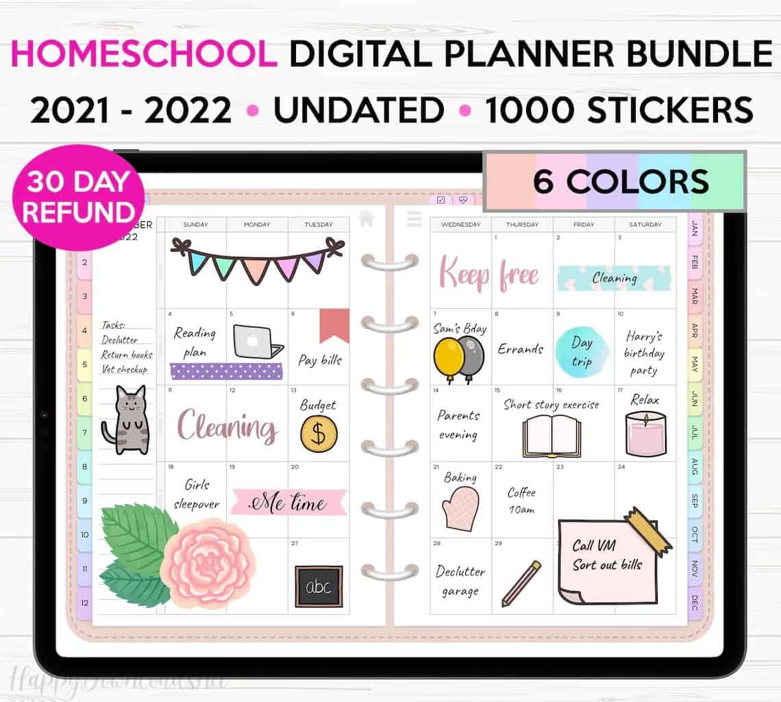 Google Slides Digital Planner Options