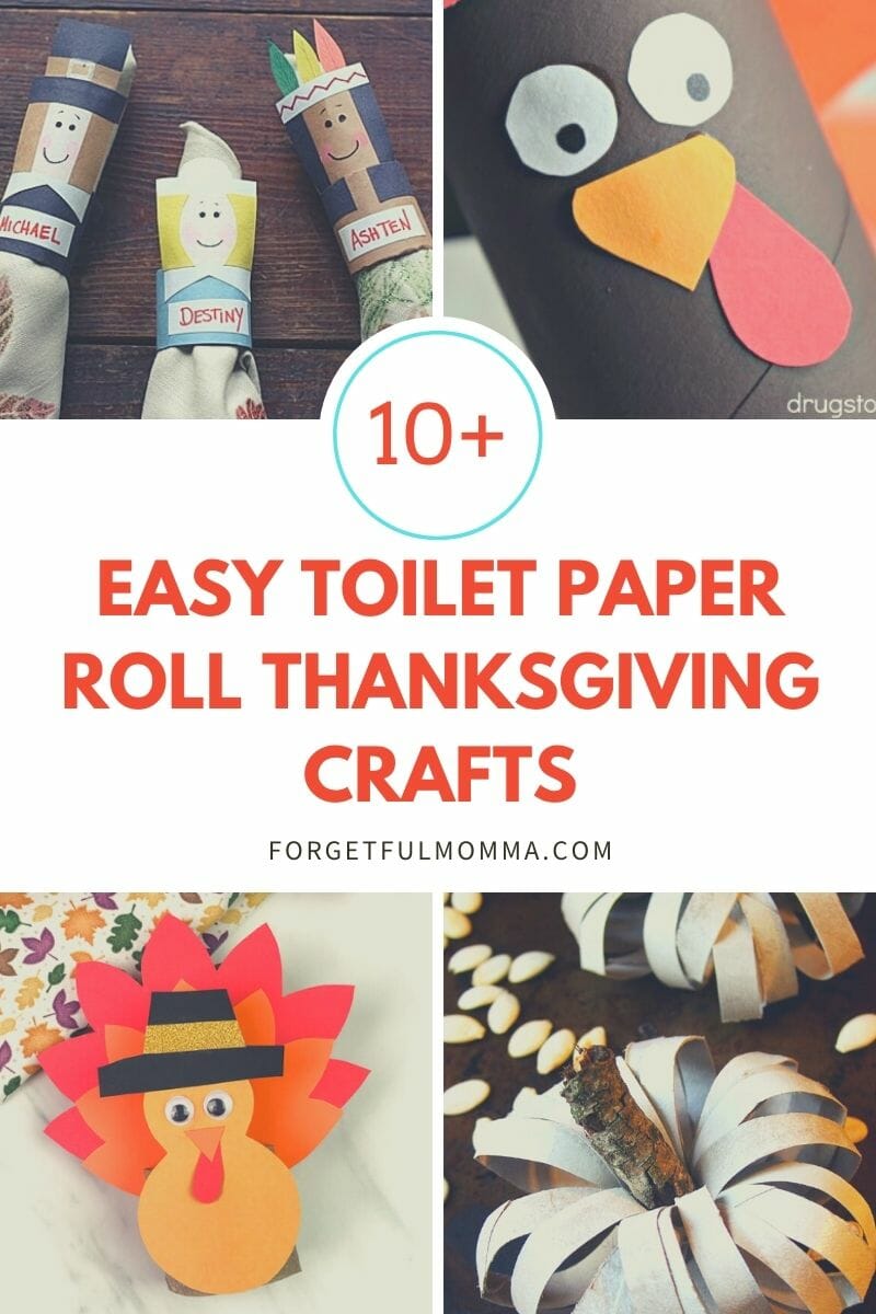 Toilet Paper Roll Thanksgiving Crafts for Family Fun