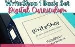 WriteShop 1 Basic Set Digital Curriculum Review