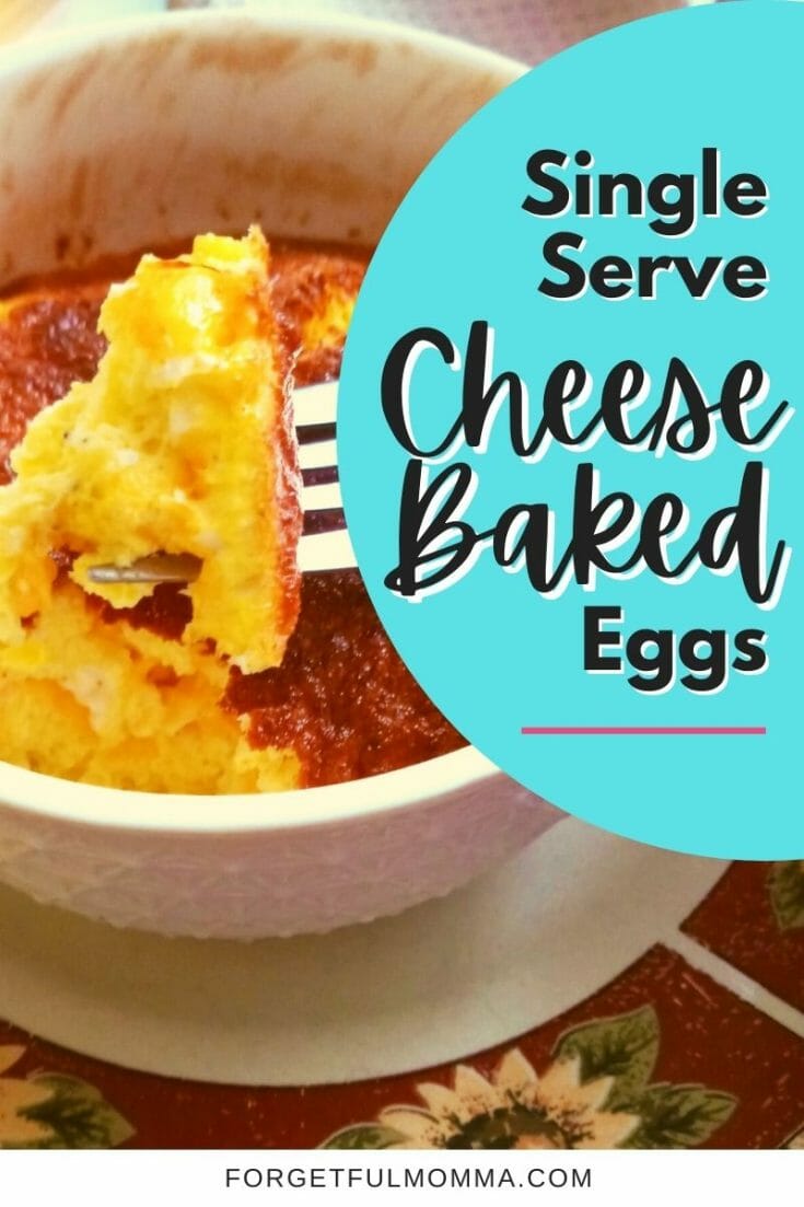 Single Serve Cheese Baked Eggs for Breakfast Bliss