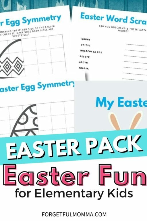 Easter Fun Pack for Kids - Forgetful Momma