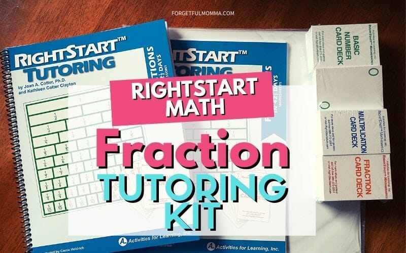 RightStart Math Tutoring Fractions Kit