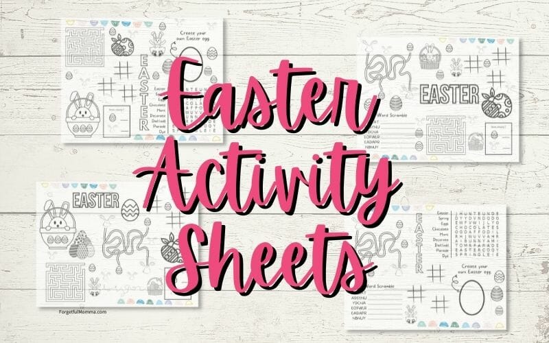 Easter Activity Sheets
