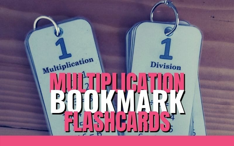 Multiplication Bookmark Flashcards