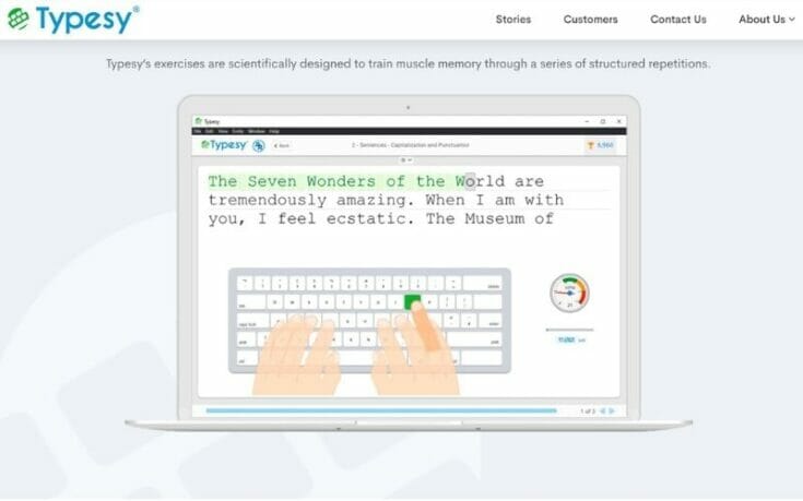 Typesy Homeschool Typing Lessons