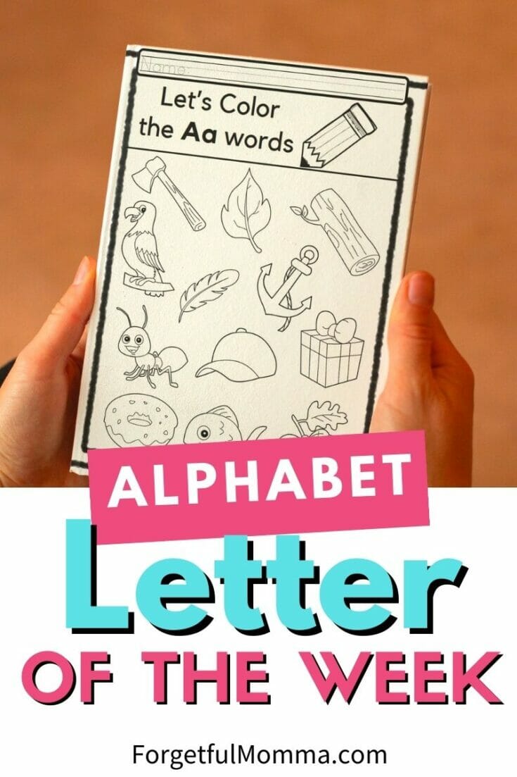 Alphabet Letter of the Week