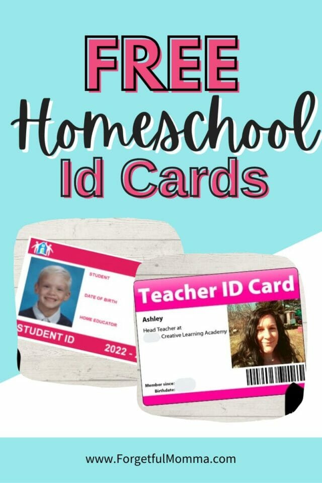 Homeschool Id Card